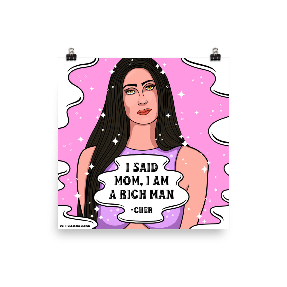 Cher Poster – Little Savage Shop