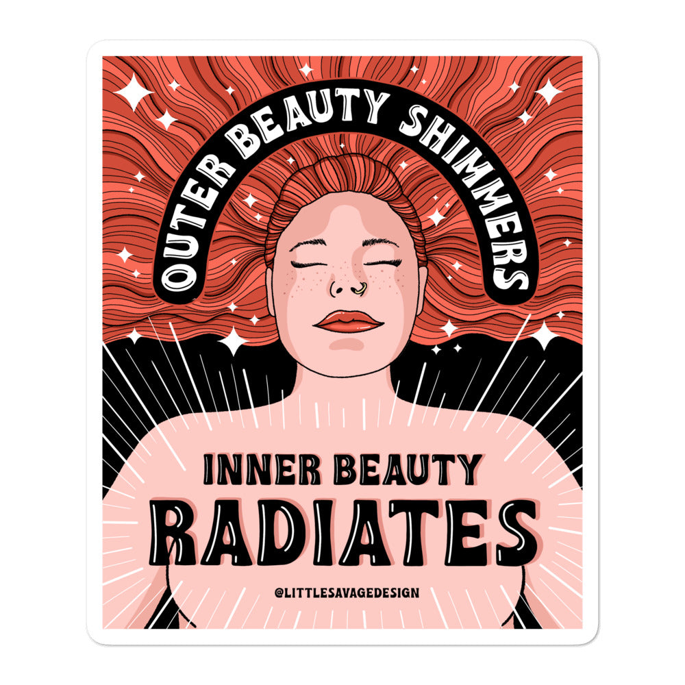 Radiate Sticker – Little Savage Shop